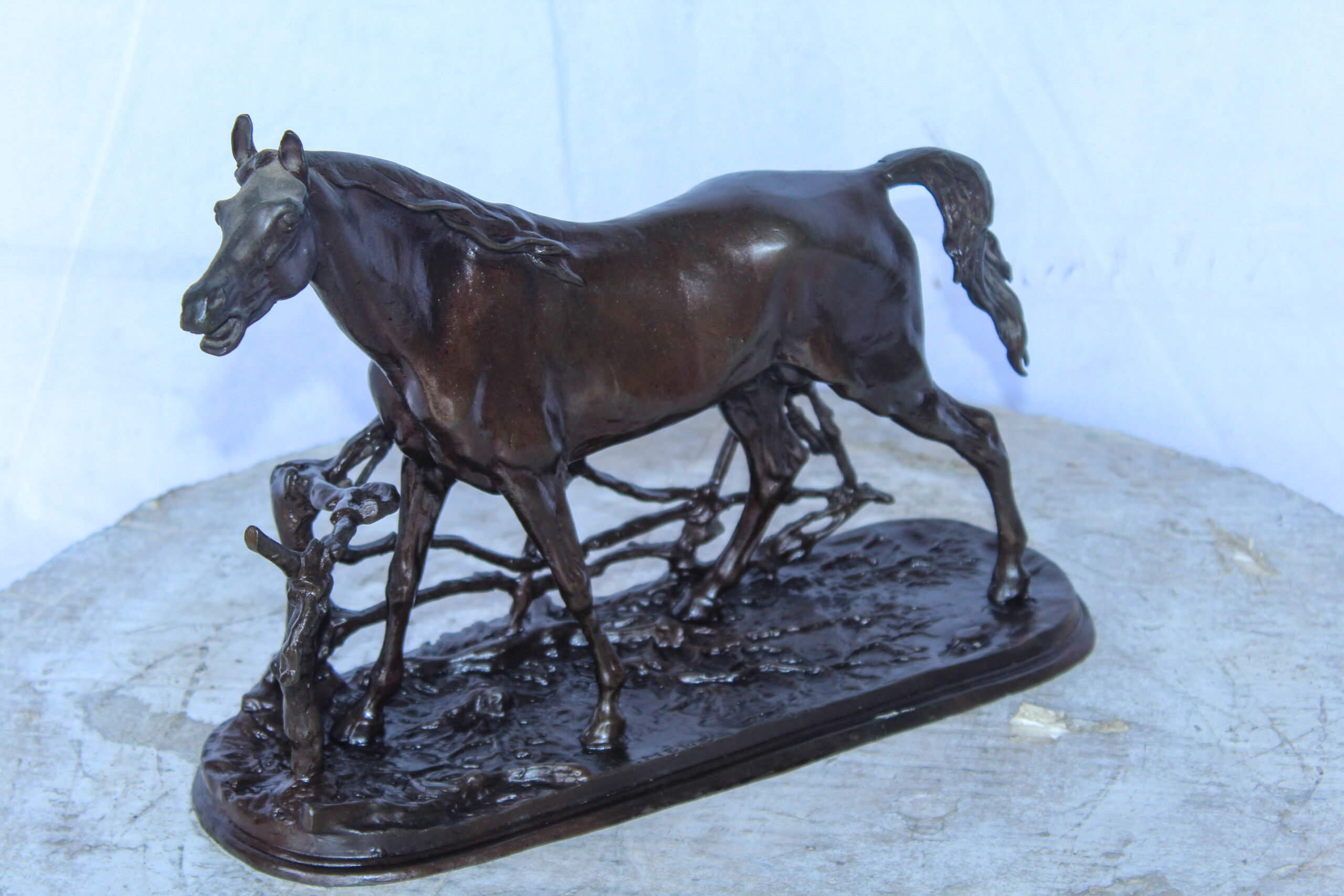 Nifao Collection Pierre Jules Mene Replica of Standing Horse Bronze ...