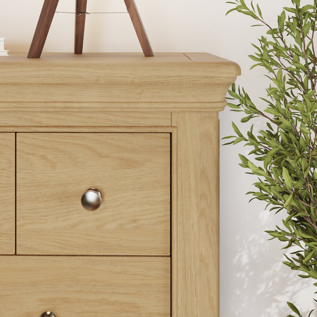 Ophelia & Co. Joulon 8 Drawer Chest of Drawers. Solid Wood. Oak Top ...