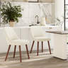 George Oliver Modern Upholstered Dining Chairs with Solid Wood Legs ...