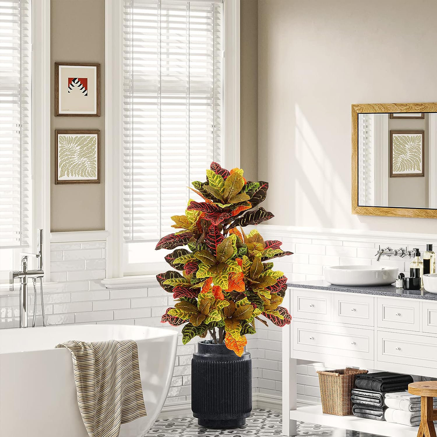 Primrue Garfield 43'' Faux Plant in Pot | Wayfair