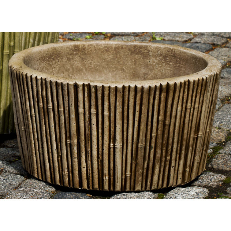 Campania International, Inc Bamboo Barrel Planter - Wayfair Canada