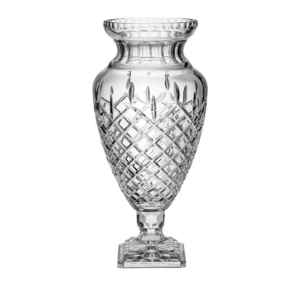Majestic Crystal Plaza Handmade Crystal Floor Vase | Perigold