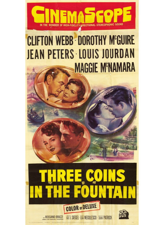 Posterazzi Pop Culture Graphics " Three Coins In The Fountain Movie ...