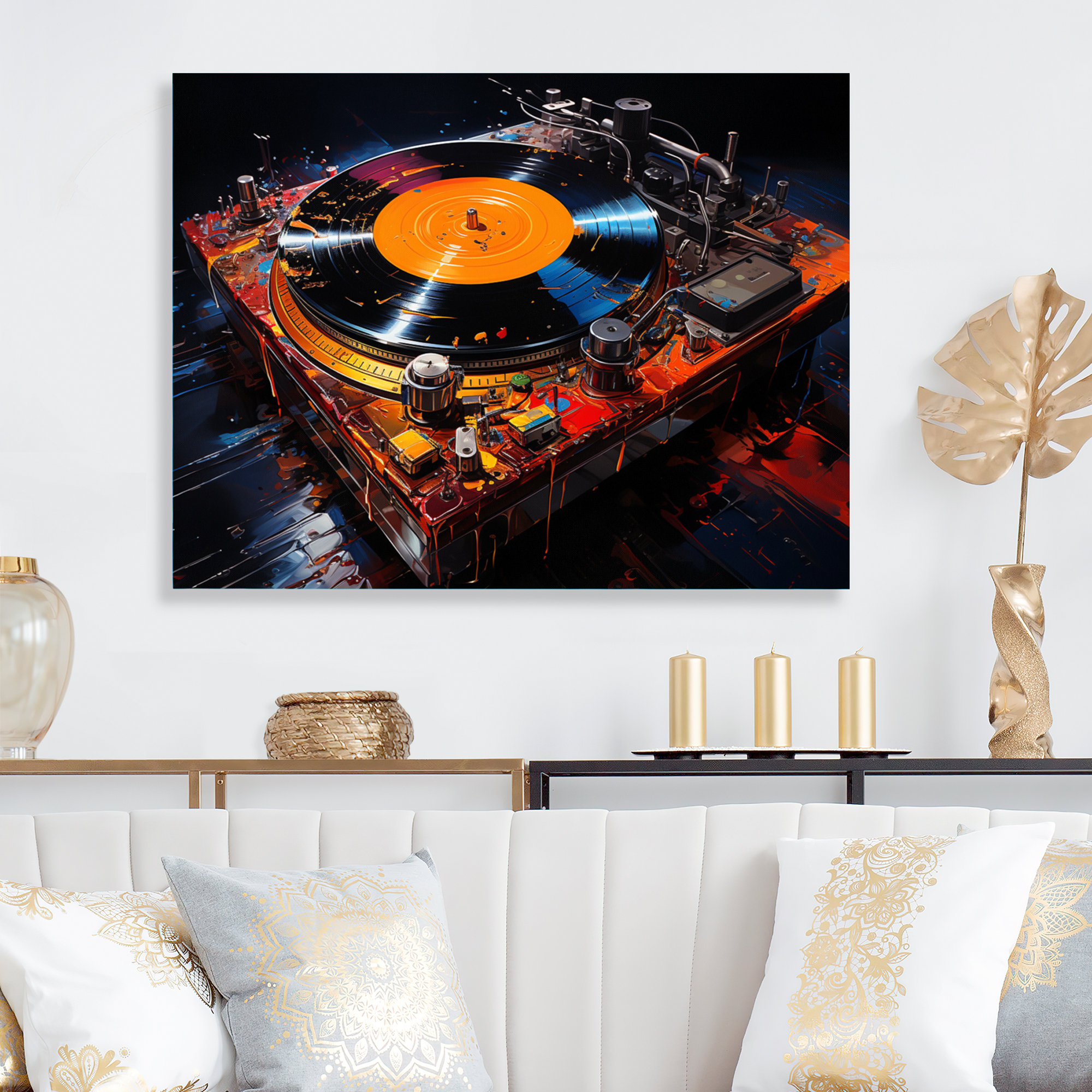 Wildon Home® Vinyl Record Vinyl Serenade II - Vinyl Records Metal Wall ...