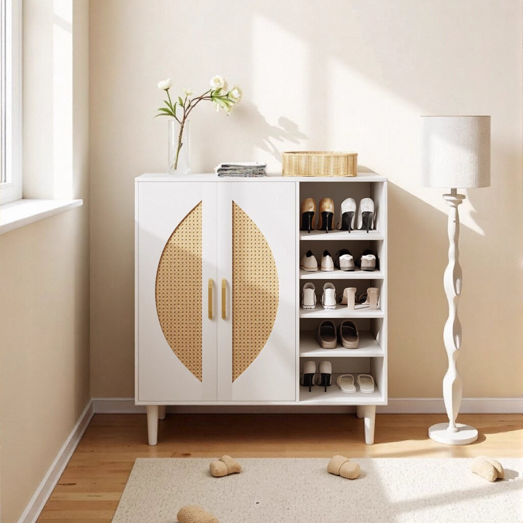 Bay Isle Home™ Armoire de rangement pour chaussures 20 paires avec 2 ...