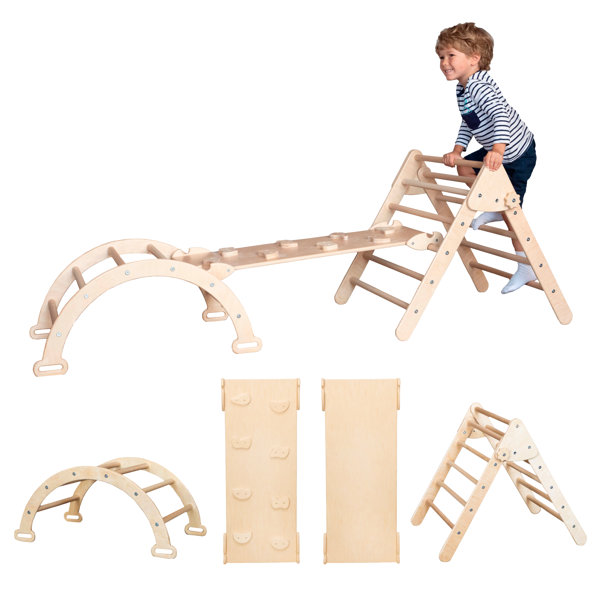 WoodandHearts Montessori Climber | Wayfair