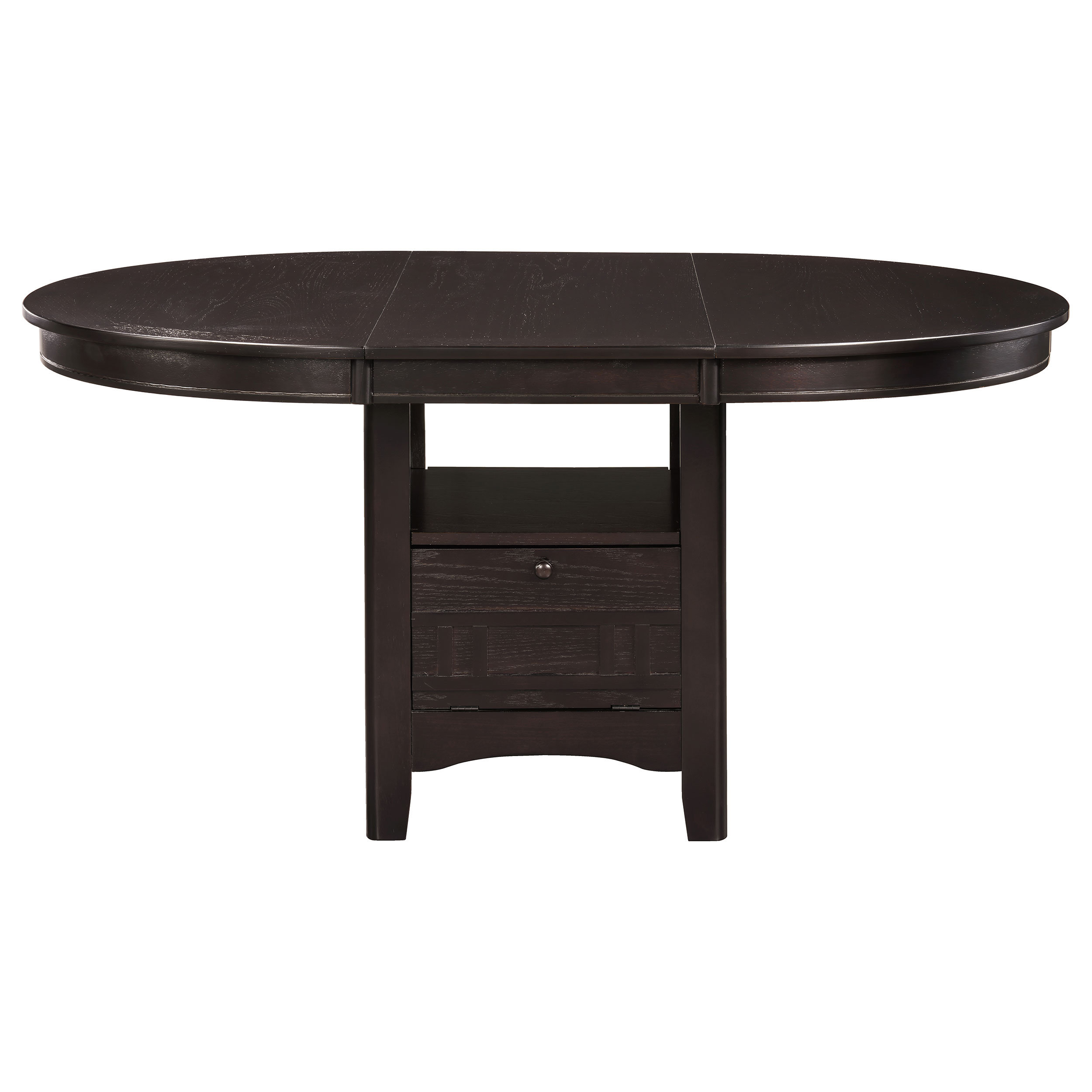 Lark Manor™ Damian Oval Counter Height Table Espresso | Wayfair