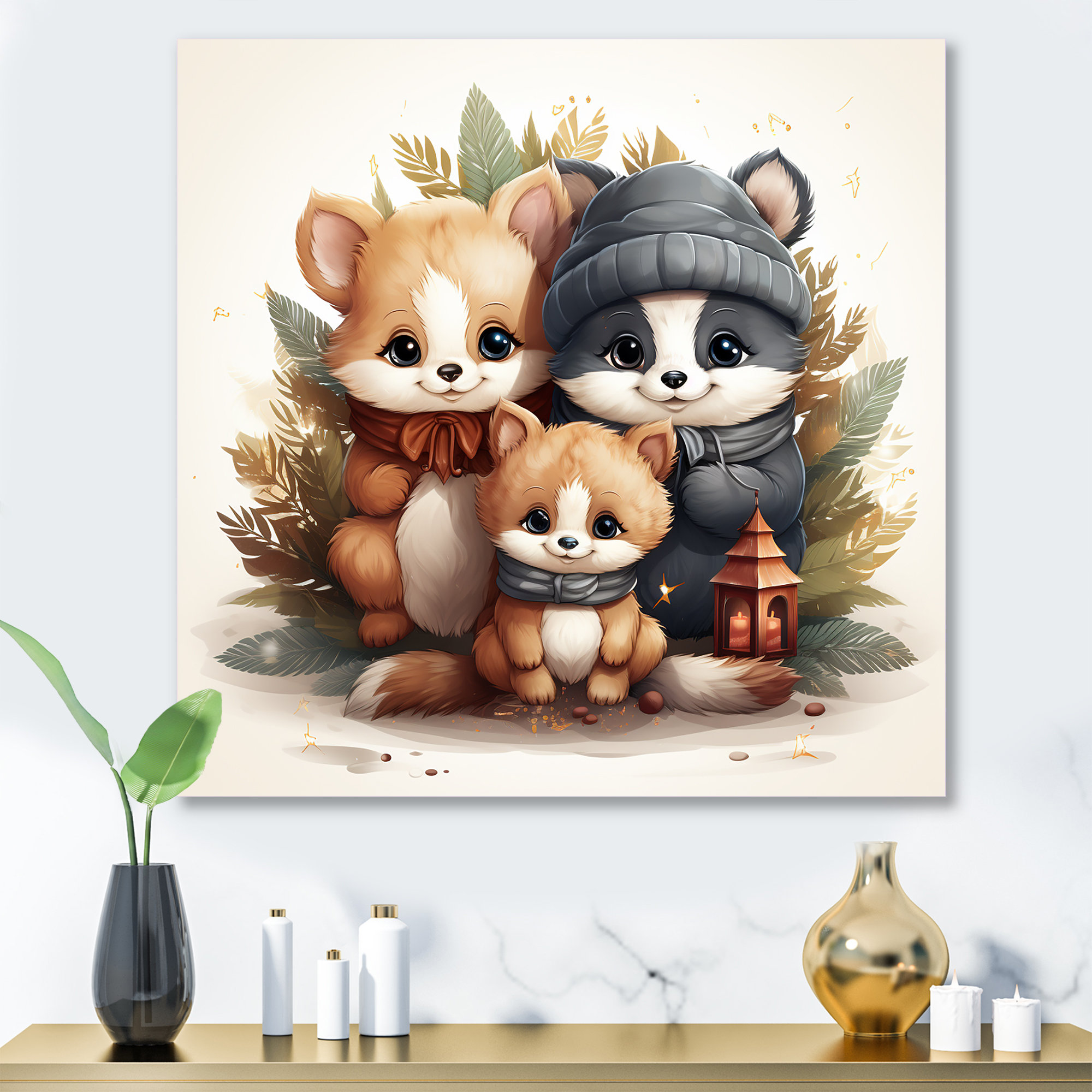 Trinx Joyfull Nursery Teddy Bears V - Nursery Teddy Bear's Metal Wall ...