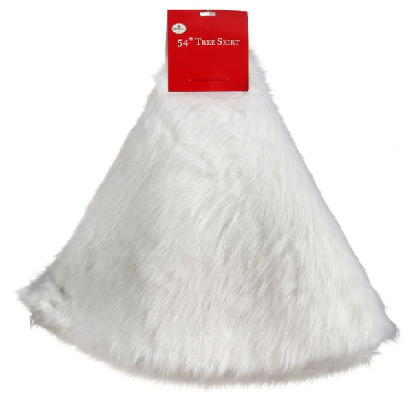 The Holiday Aisle® Faux Fur Tree Skirt & Reviews | Wayfair