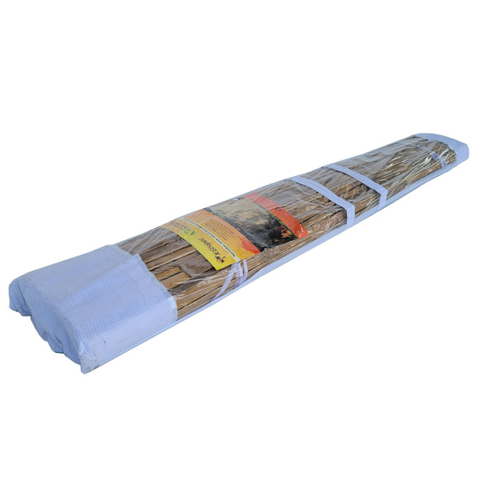 Backyard X-Scapes Natural Split Bamboo Fencing Decorative Fence Panel ...