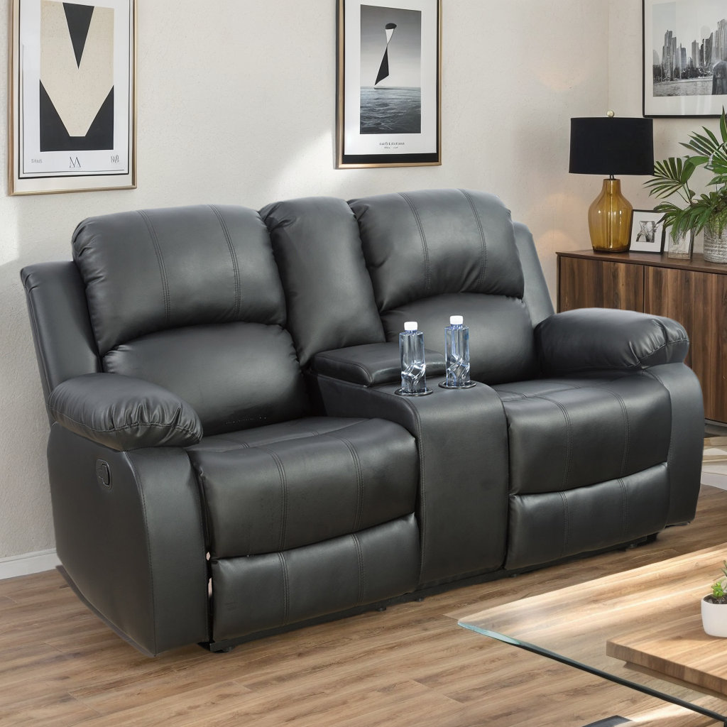 Ebern Designs Jacian 3-Pieces Faux Leather Living Room Set | Wayfair