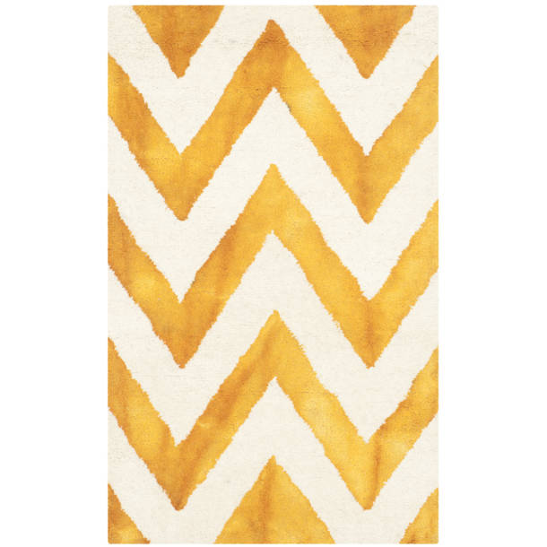 Winston Porter Ayler Wool Chevron Rug & Reviews | Wayfair