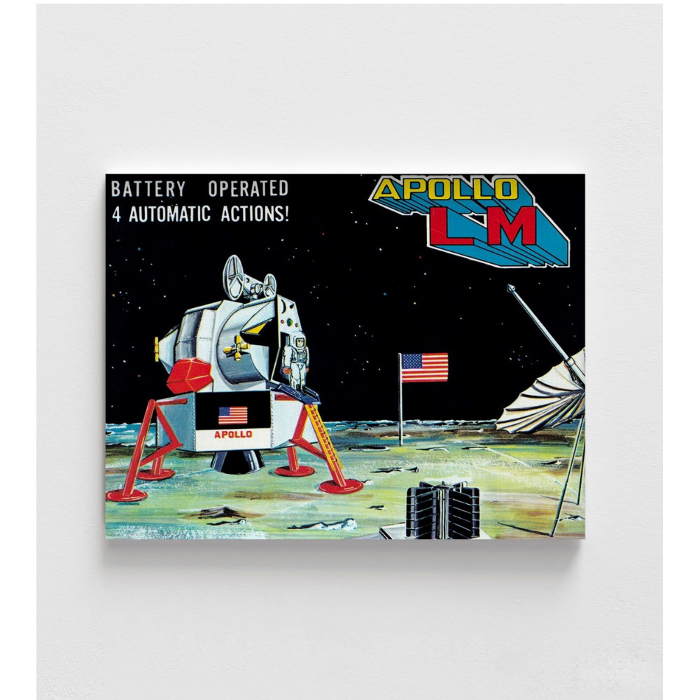 WeFrameArt Retro Apollo Poster Print, Vintage USA Nasa Printable Gift ...