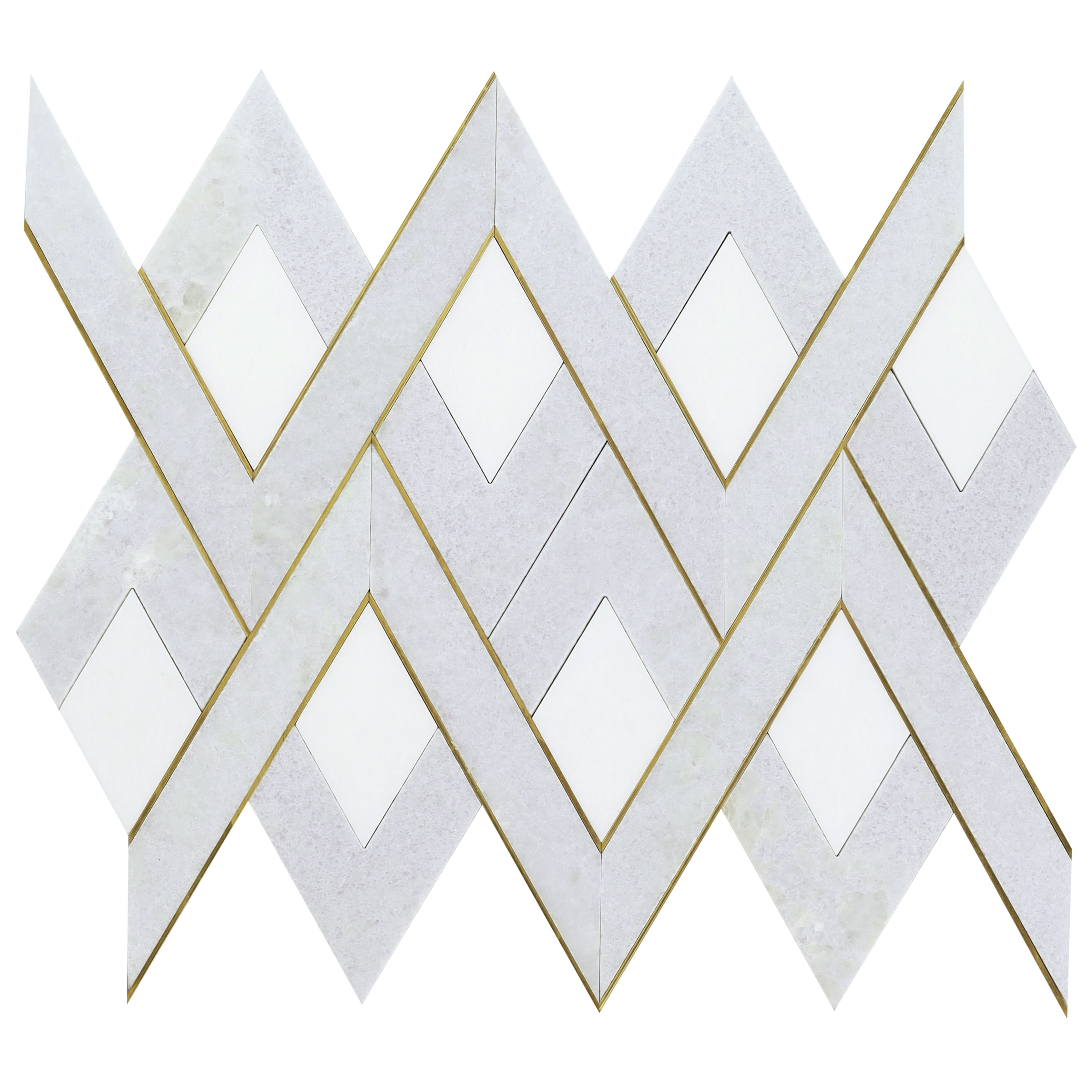 Bond Tile Kappa 12.12'' W x 15.59'' L Marble Tile Mosaic Sheet | Wayfair