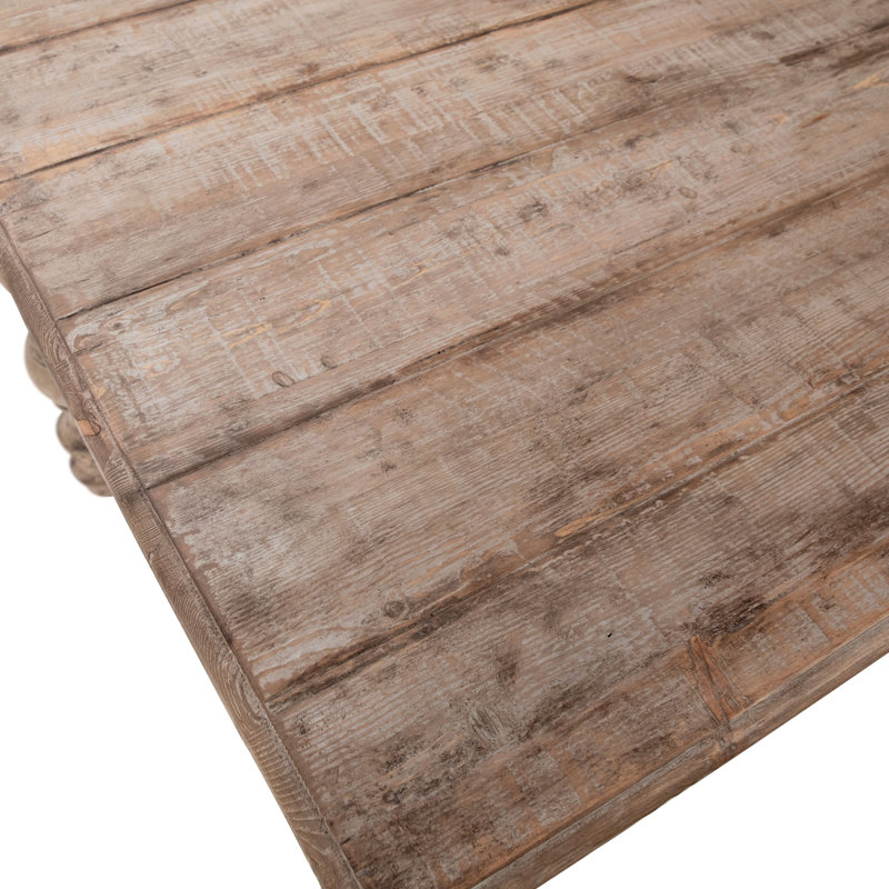 Dovetail Furniture Merak 84-Inch Rectangular Reclaimed Pine Dining ...
