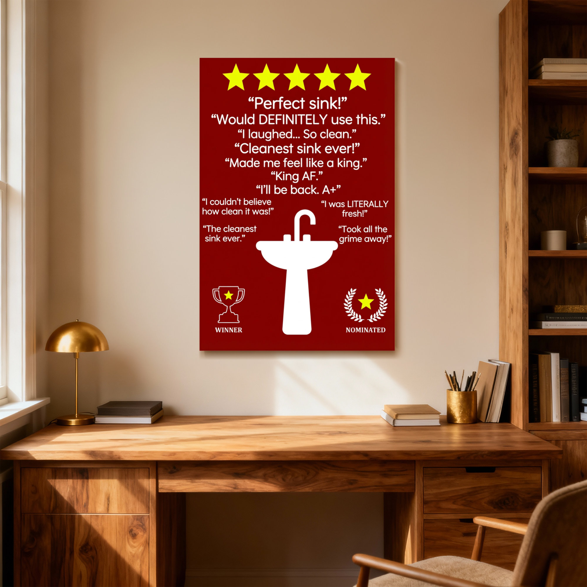 Winston Porter Bath & Laundry Perfect Sink Review Stars Trophy Award ...