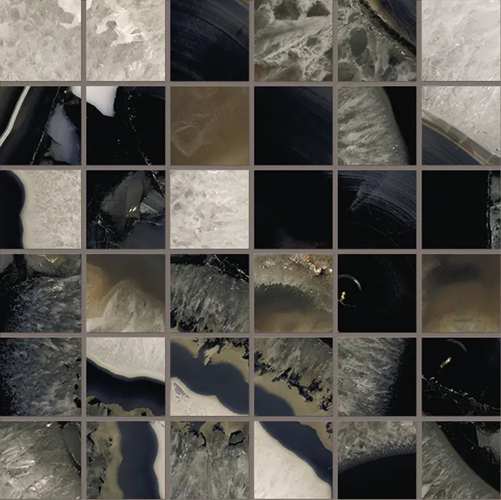 Apollo Tile Splendour 12x12 Porcelain Mosaic Geode Agate Wall and Floor ...