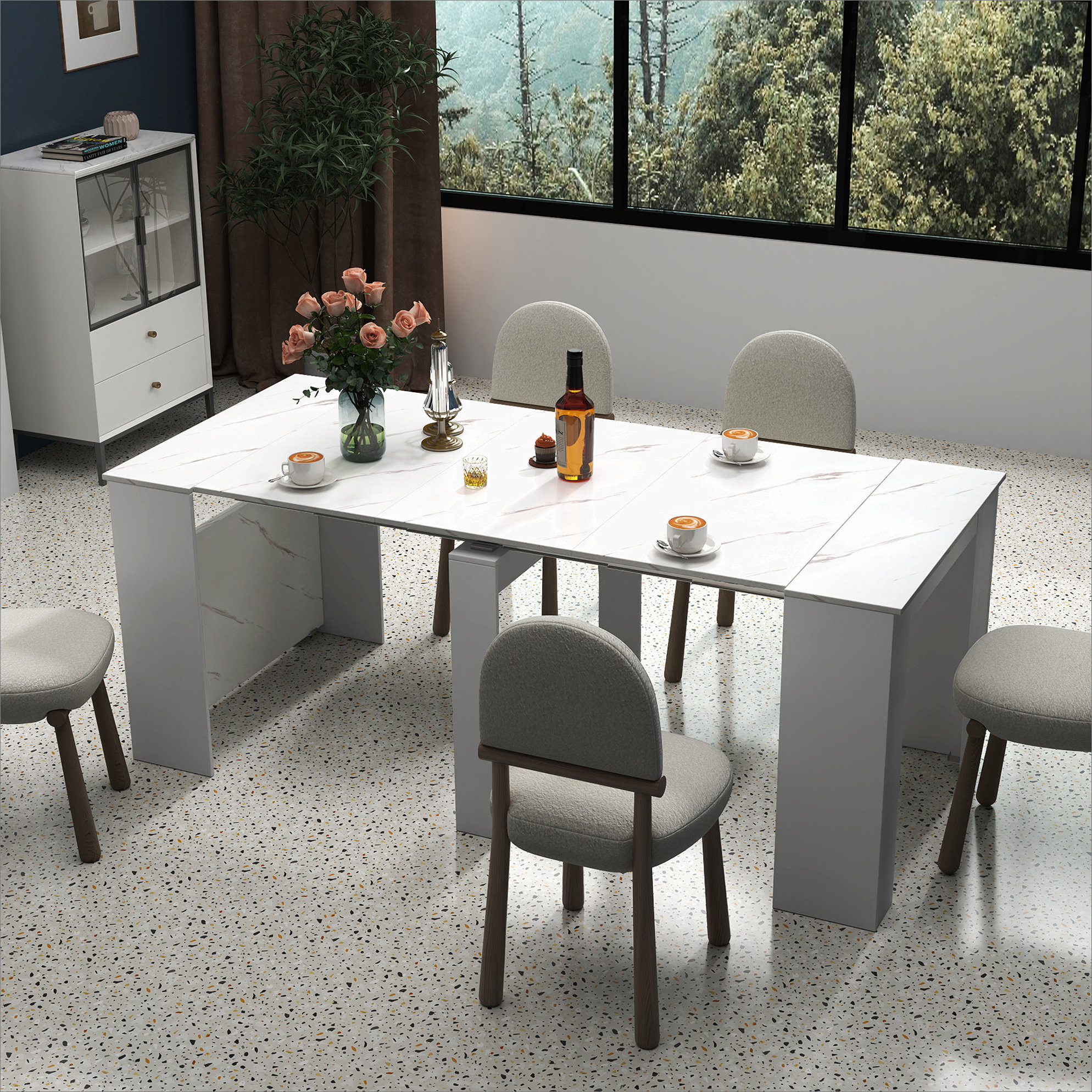 Latitude Run® Multifunctional extendable console table - Wayfair Canada