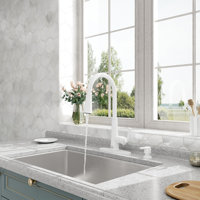 White Kitchen Faucets | Wayfair