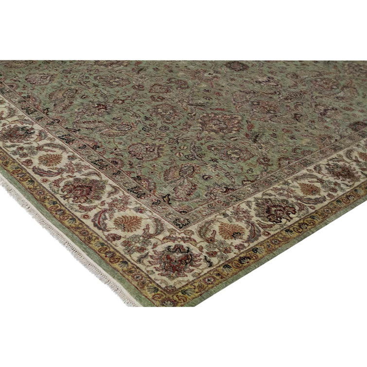 Bokara Rug Co., Inc. Hand-Knotted Gray/Brown/Green Rug | Perigold