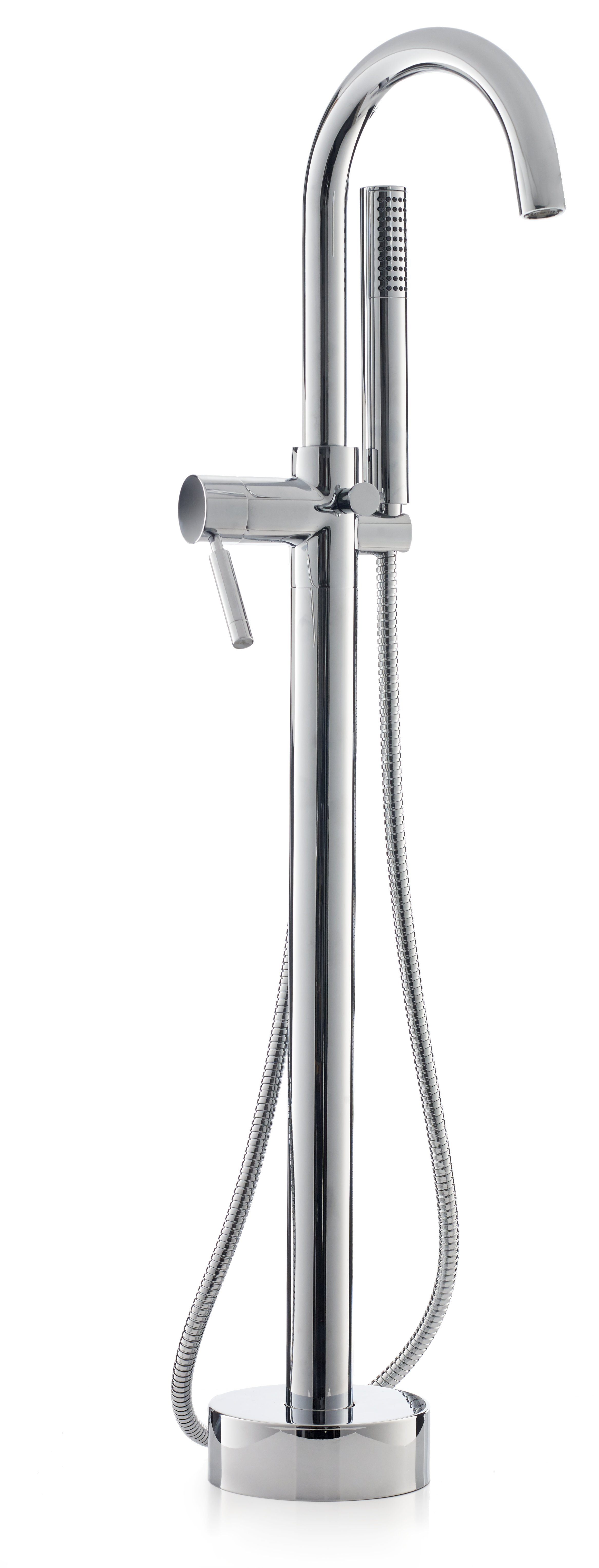 Cheviot Products Single Handle Floor Mounted Freestanding Tub Filler ...