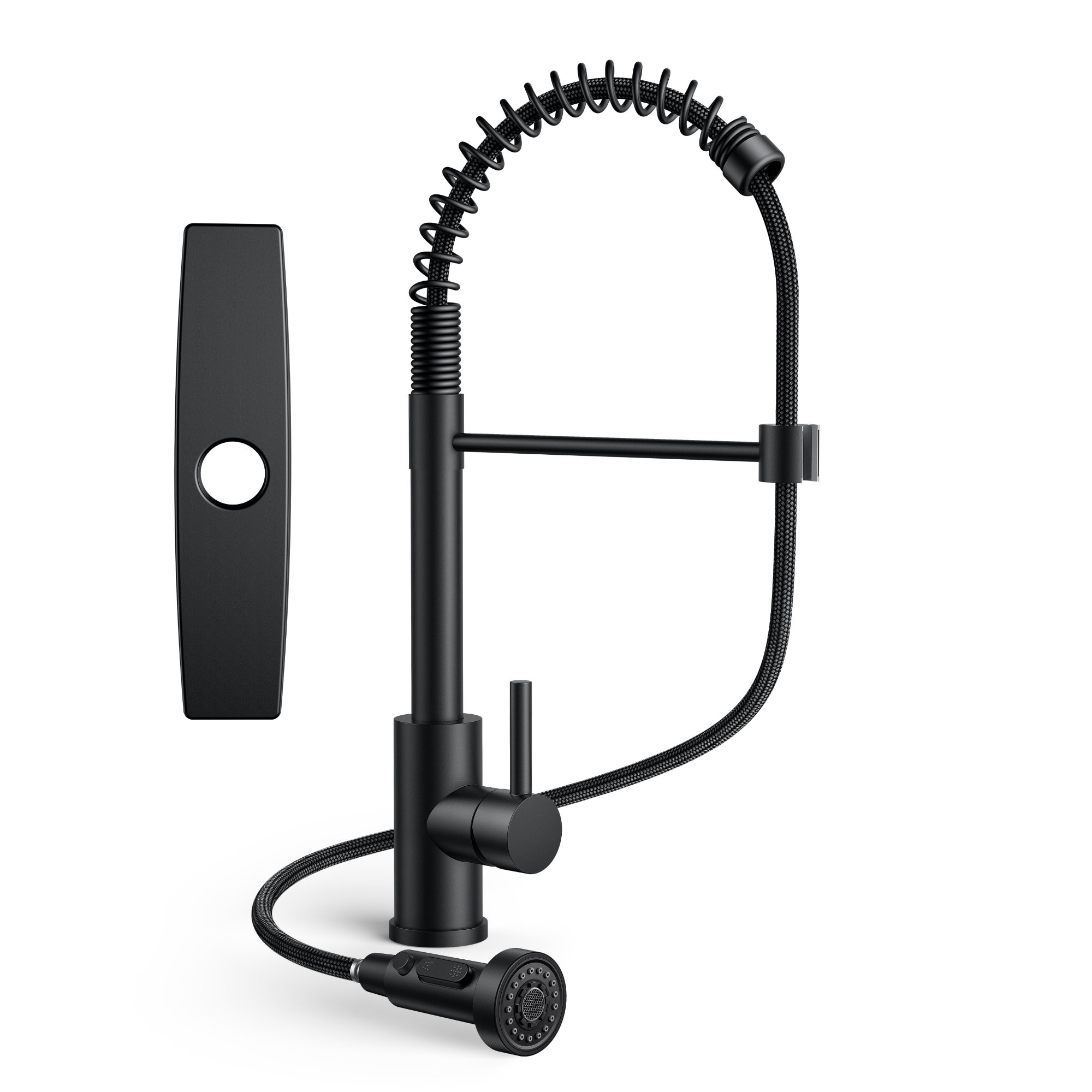 FORIOUS Kitchen Faucet with Pull Down Sprayer, Stainless Steel Kitchen ...