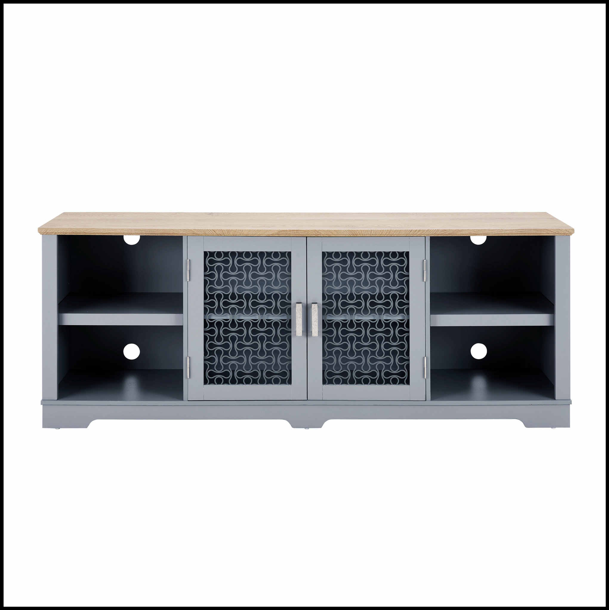 Lark Manor™ Modern Farmhouse TV Media Stand, Large Home Entertainment ...