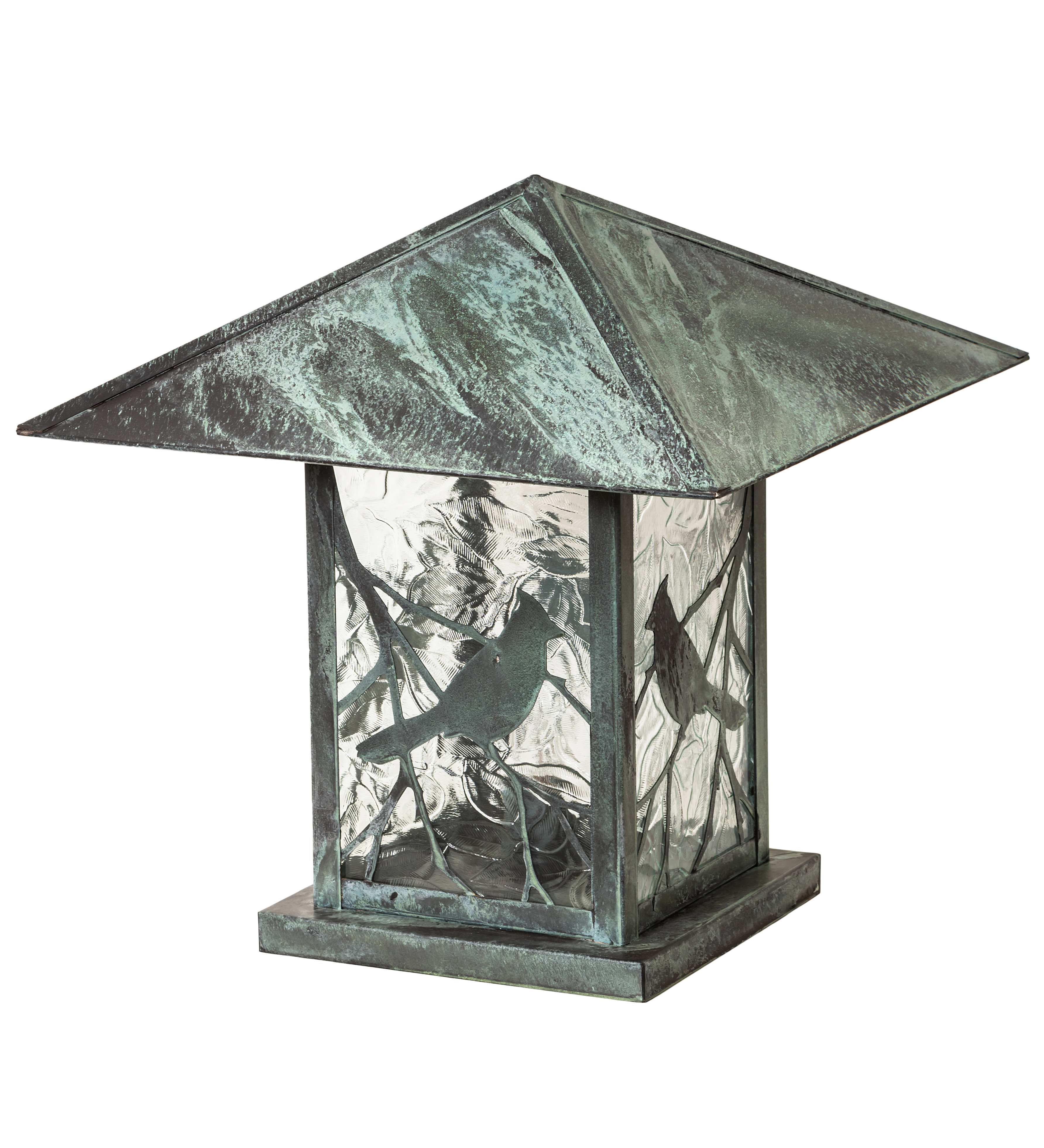 Meyda Lighting Seneca Verdigris 18" H Pier Mount Light - Wayfair Canada