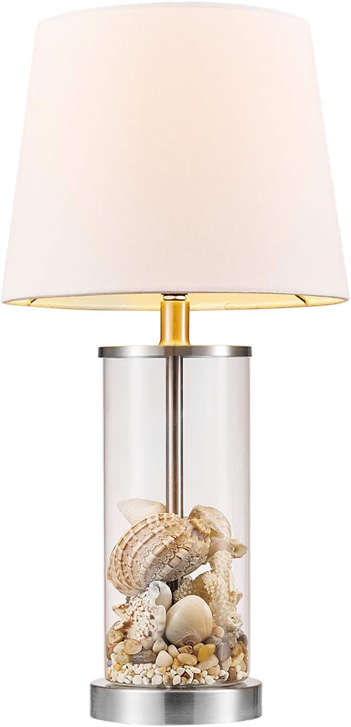 Everly Quinn Nattalee Glass Table Lamp | Wayfair