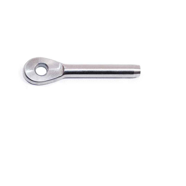 Indital 316 Stainless Steel Eye Bolt Wire Cable Crimp Connector ...