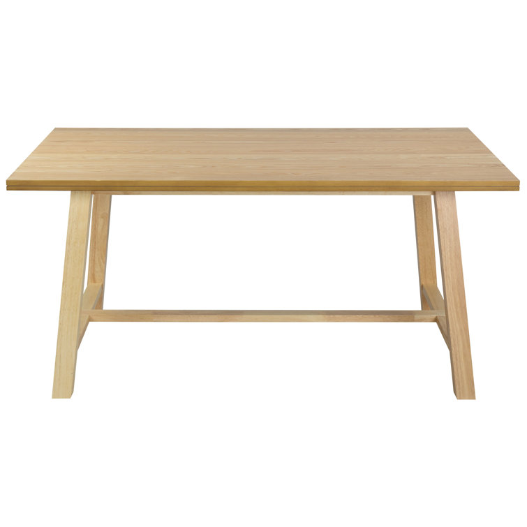 17 Stories Dining Table 160 x 90 cm Light Wood Rayneshia | Wayfair.co.uk