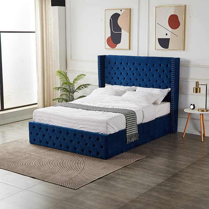 Rosdorf Park Kadel Upholstered High Headboard Storage Bed w/Hydraulic ...