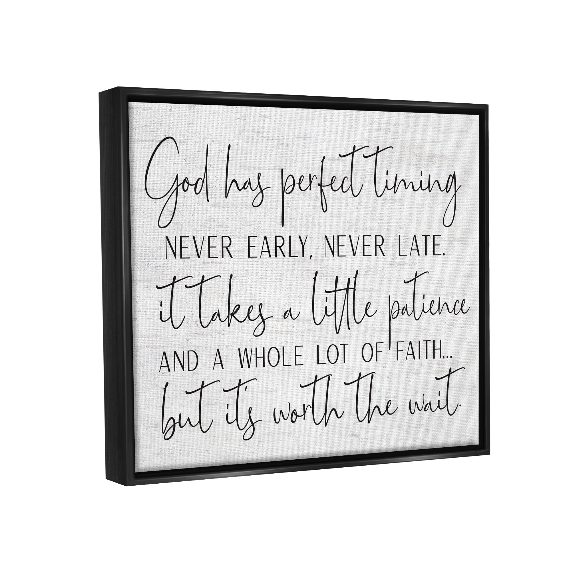 Stupell Industries Inspirational Patience Quote Religious Script Birch ...