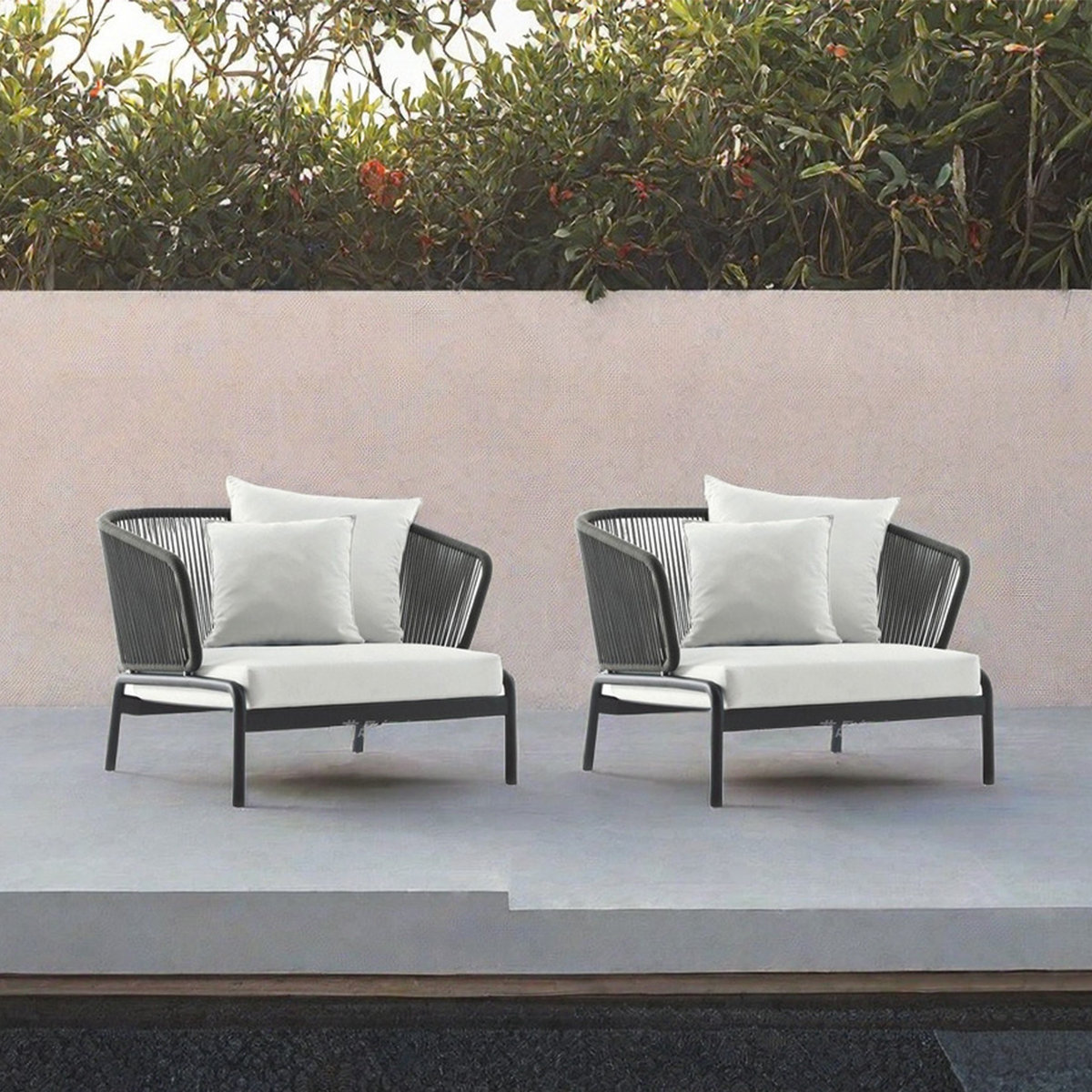 Corrigan Studio® Antoneta Outdoor sofa balcony sunscreen waterproof ...