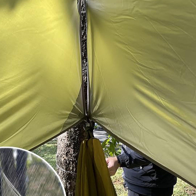 Arlmont & Co. Nylon & Oxford Camping Hammock with Net, 2 Person Hammock ...