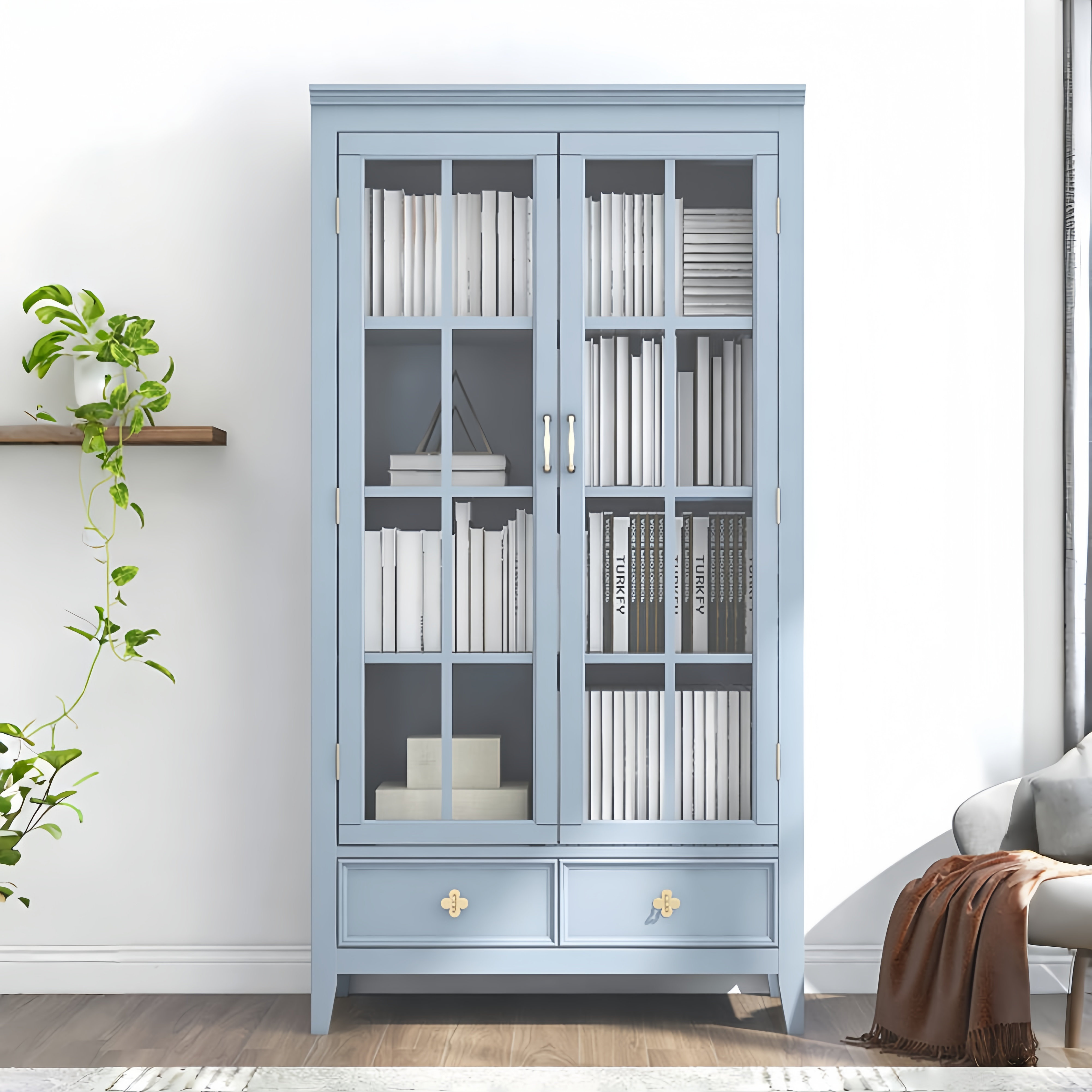 marlao Modern Simple and Light Luxury Display Cabinet | Wayfair