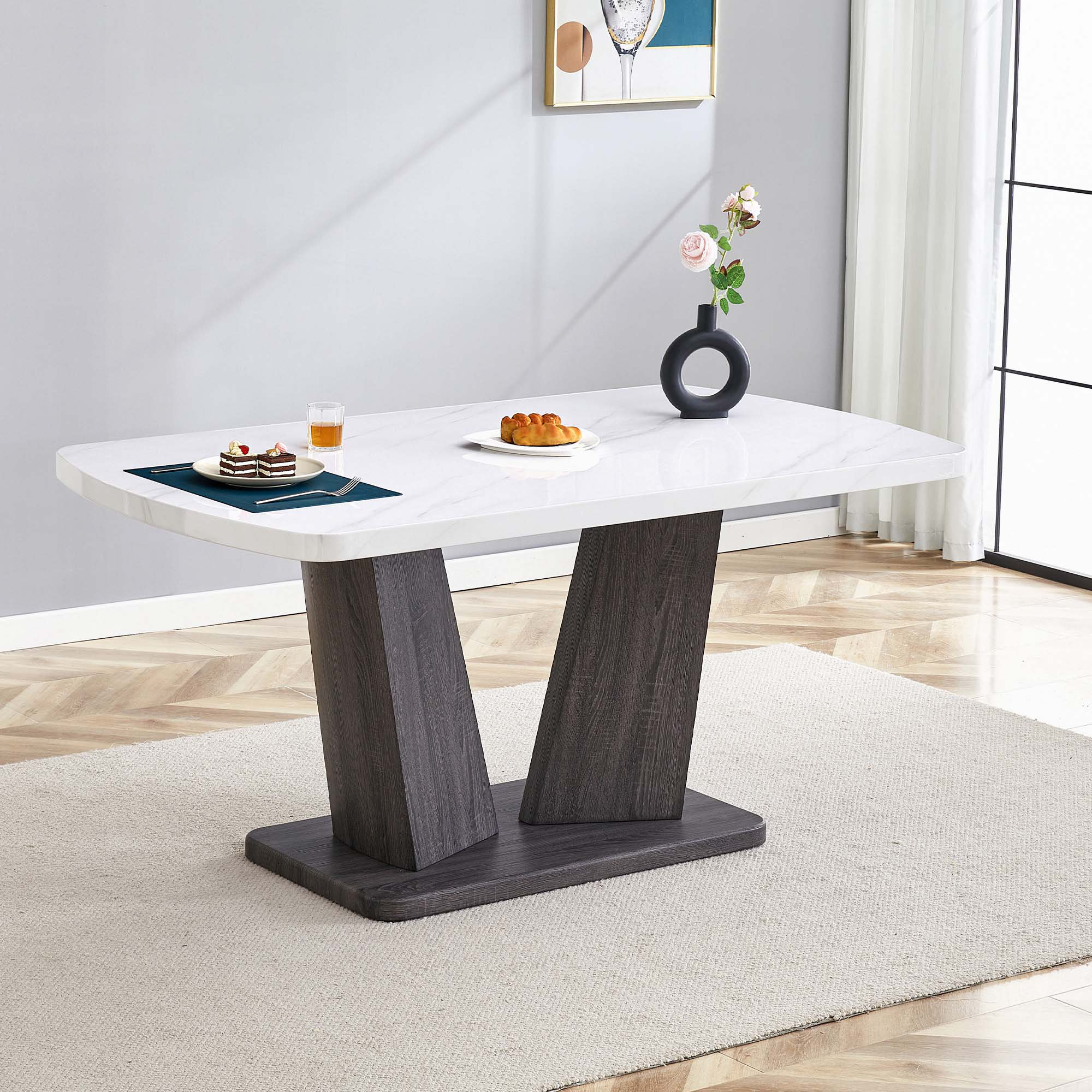 Ivy Bronx Modern Dining Table Dining Room Table Only Table Wayfair