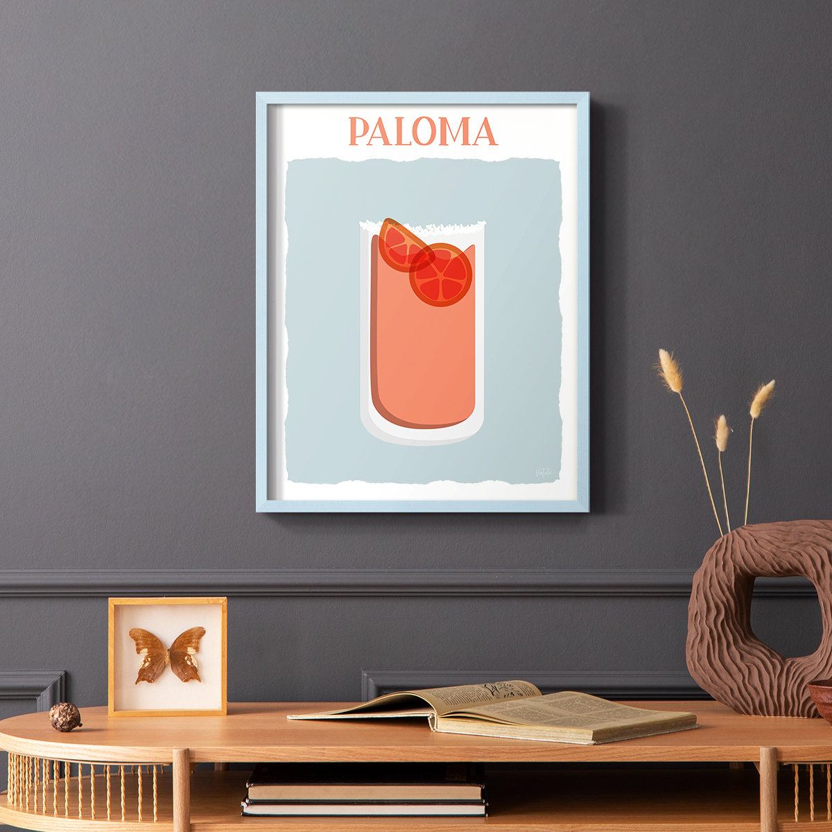 Winston Porter Paloma Framed Print - Solid Wood | Wayfair