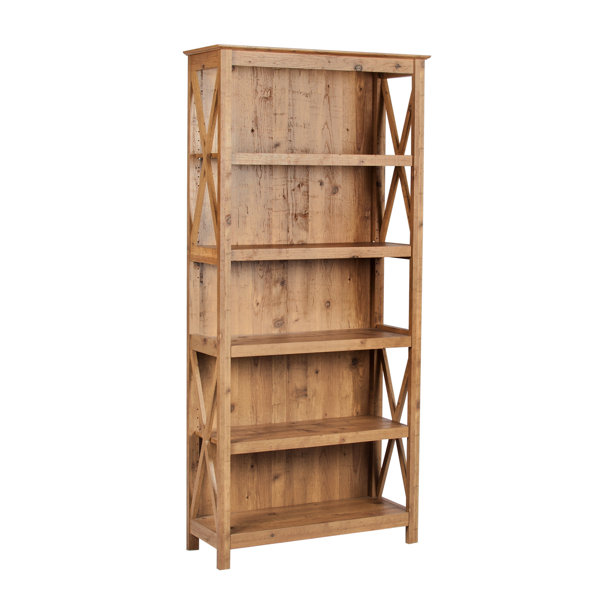 Laurel Foundry Modern Farmhouse® Kelch 71" H x 33" W Standard Bookcase ...