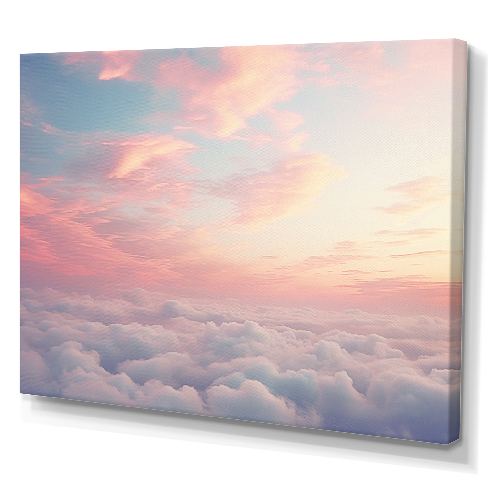 Ebern Designs Peach Sky Astral Symphony IV - Print | Wayfair