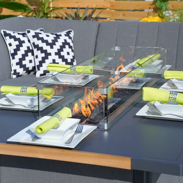 Ebern Designs Stills 6 - Person Outdoor Seating Group with Cushions ...