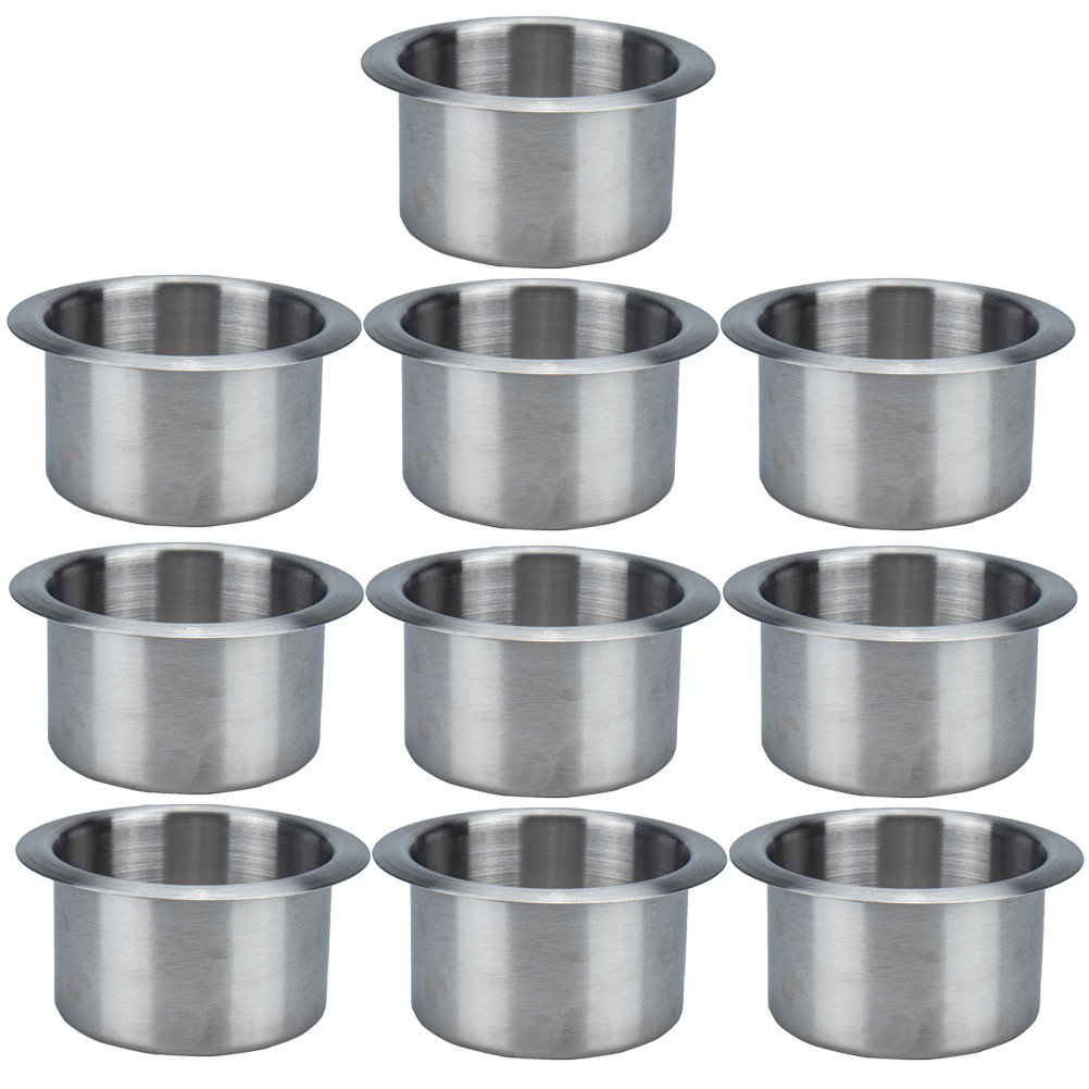 Latitude Run® 10pcs Stainless Steel Cup Holder Simple Practical Refit ...