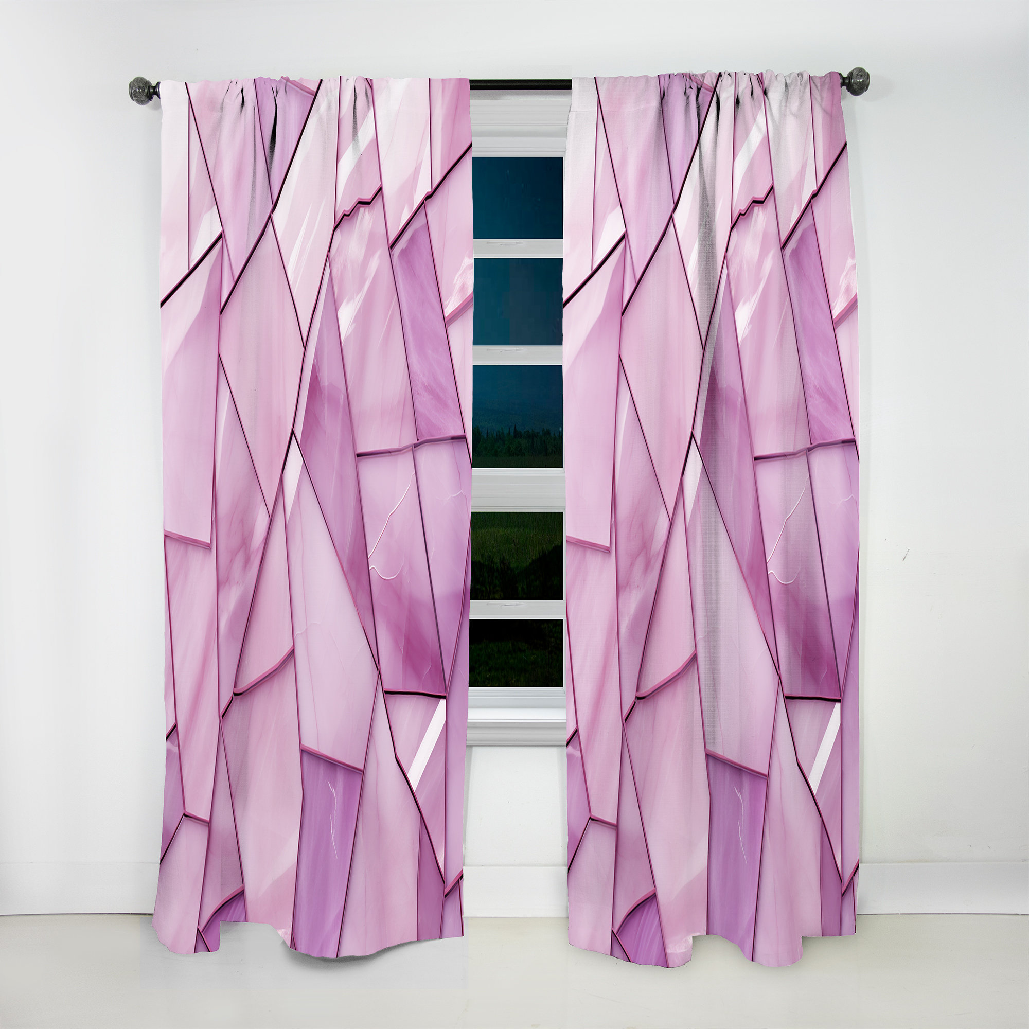 East Urban Home Bransford Pink Tranquil Surrender Collages - Collages ...