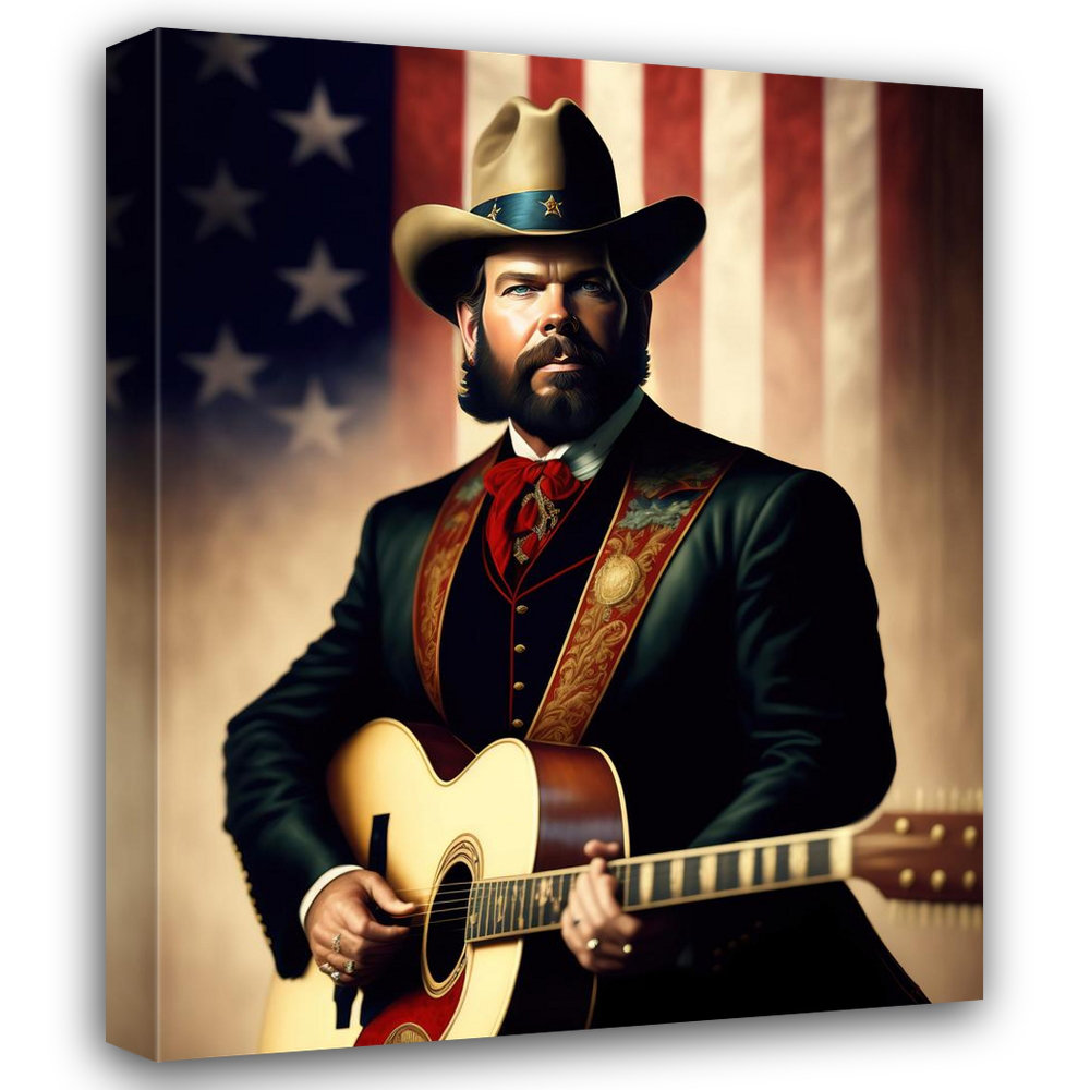 Red Barrel Studio® Country Music Hank Williams Jr by Stephen Chambers ...