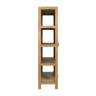 Classic Home Crest 79" Reclaimed Pine Wood Curio Cabinet Cabin In ...