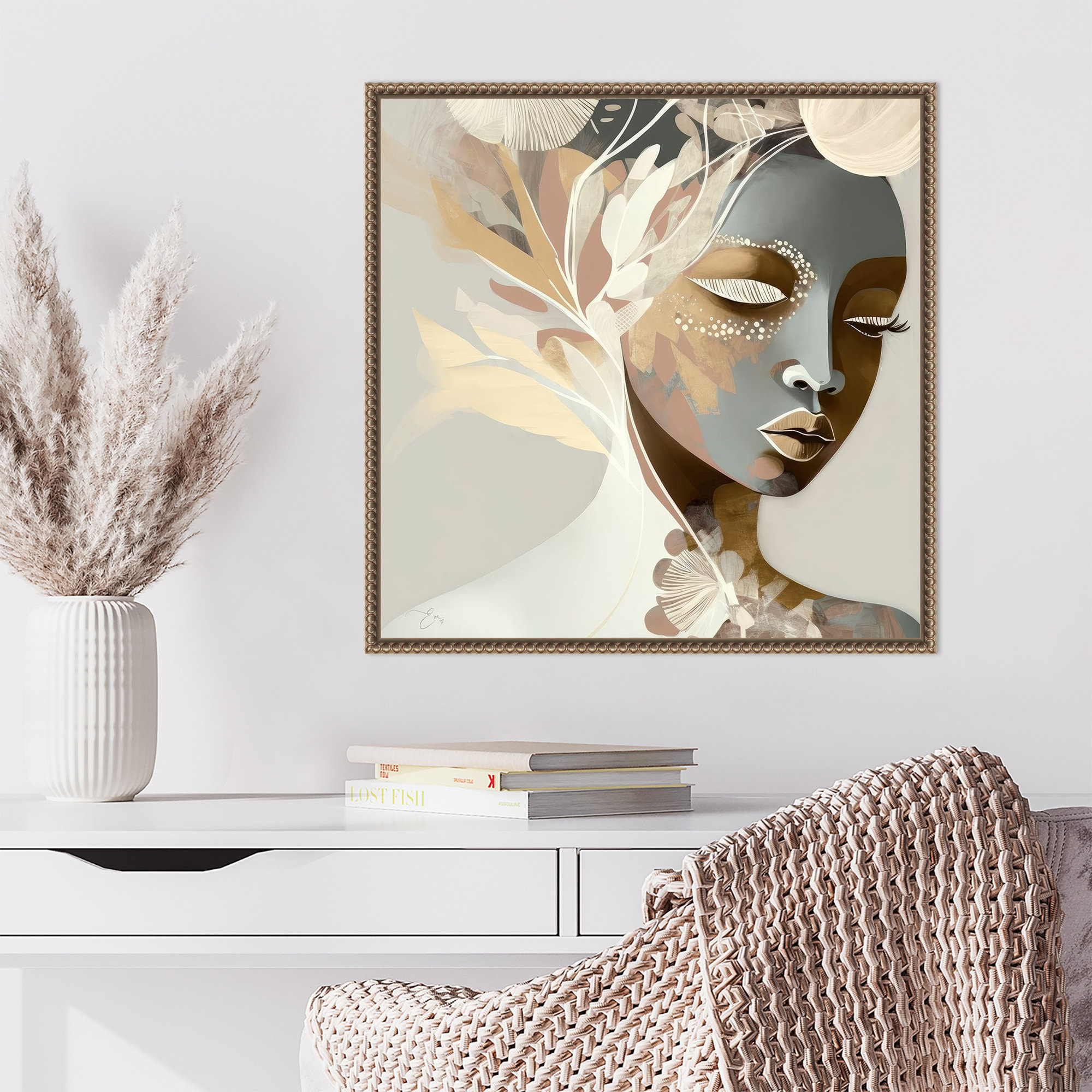 Ebern Designs Annabelle by Wrenn Framed Canvas Wall Art Print | Wayfair