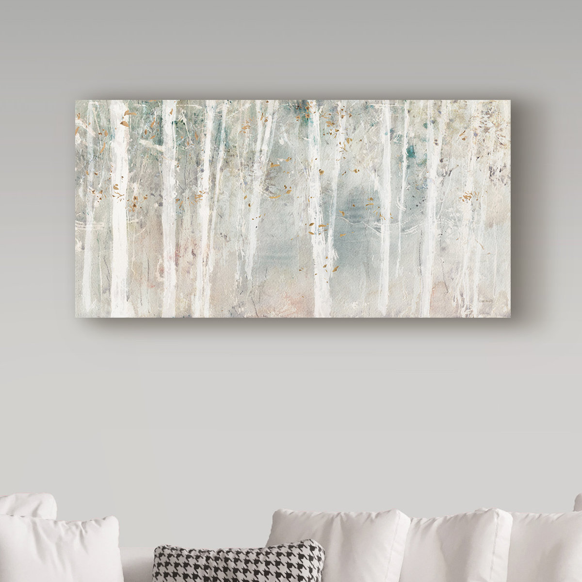 Millwood Pines 'A Woodland Walk IV' Acrylic Painting Print on Wrapped ...
