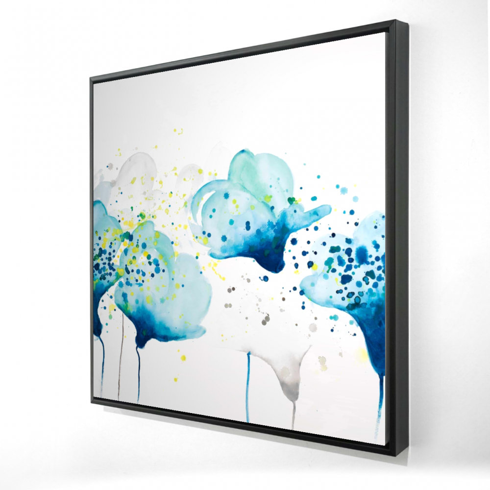 Dakota Fields " Dotted Paint Splash Flowers " | Wayfair