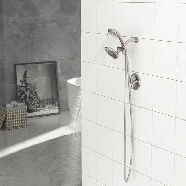 Sarlai Multi Functions Dual Shower Head,Shower Trim Kit with 2 Shower ...