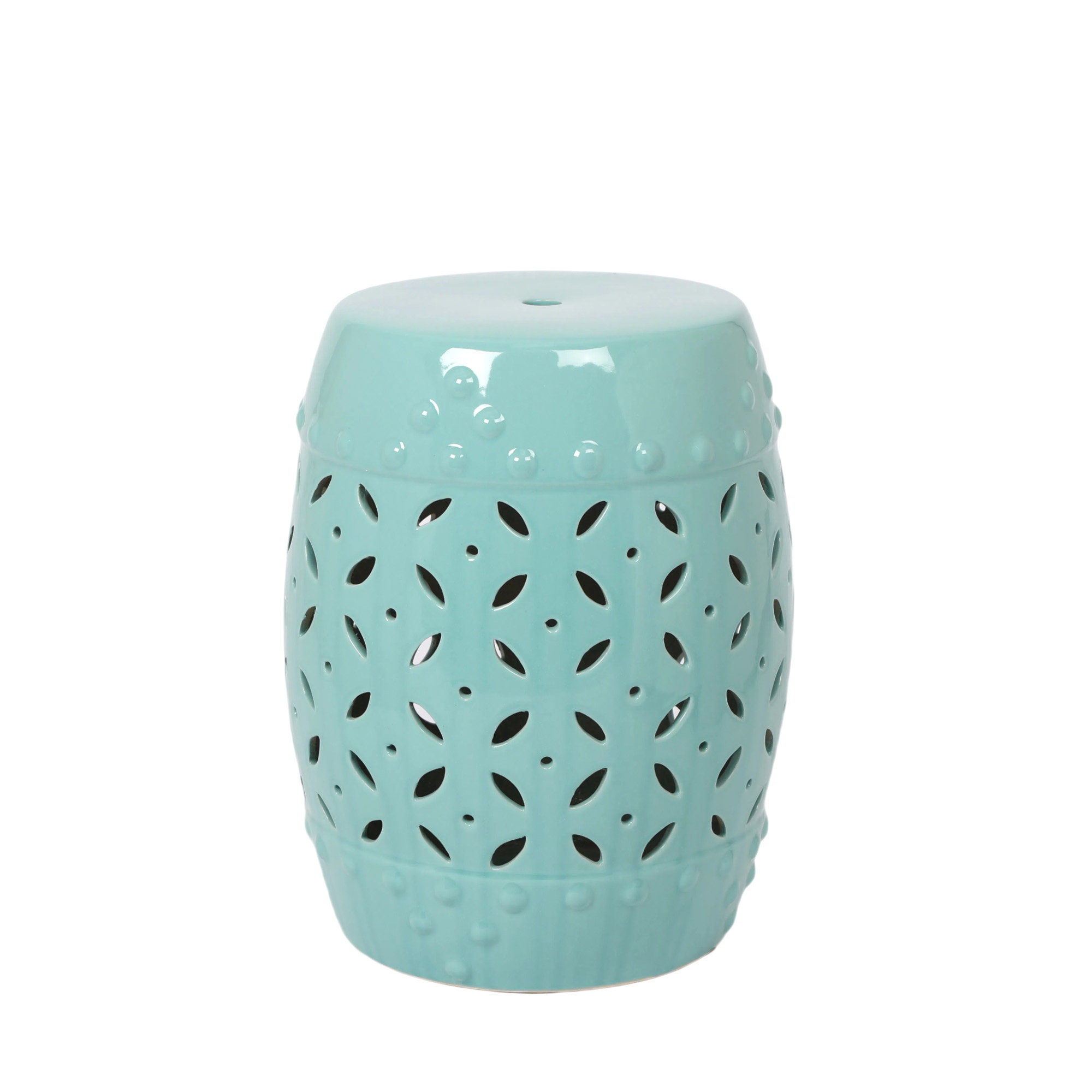 Red Barrel Studio® Versatile Ceramic Drum Stool For Indoor And Outdoor ...